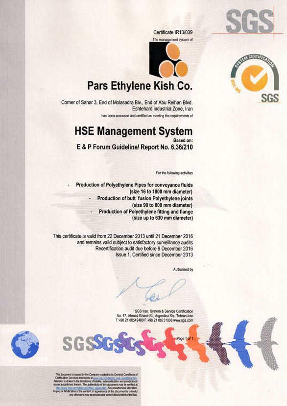 Politique sur la santé, la sécurité et lenvironnement